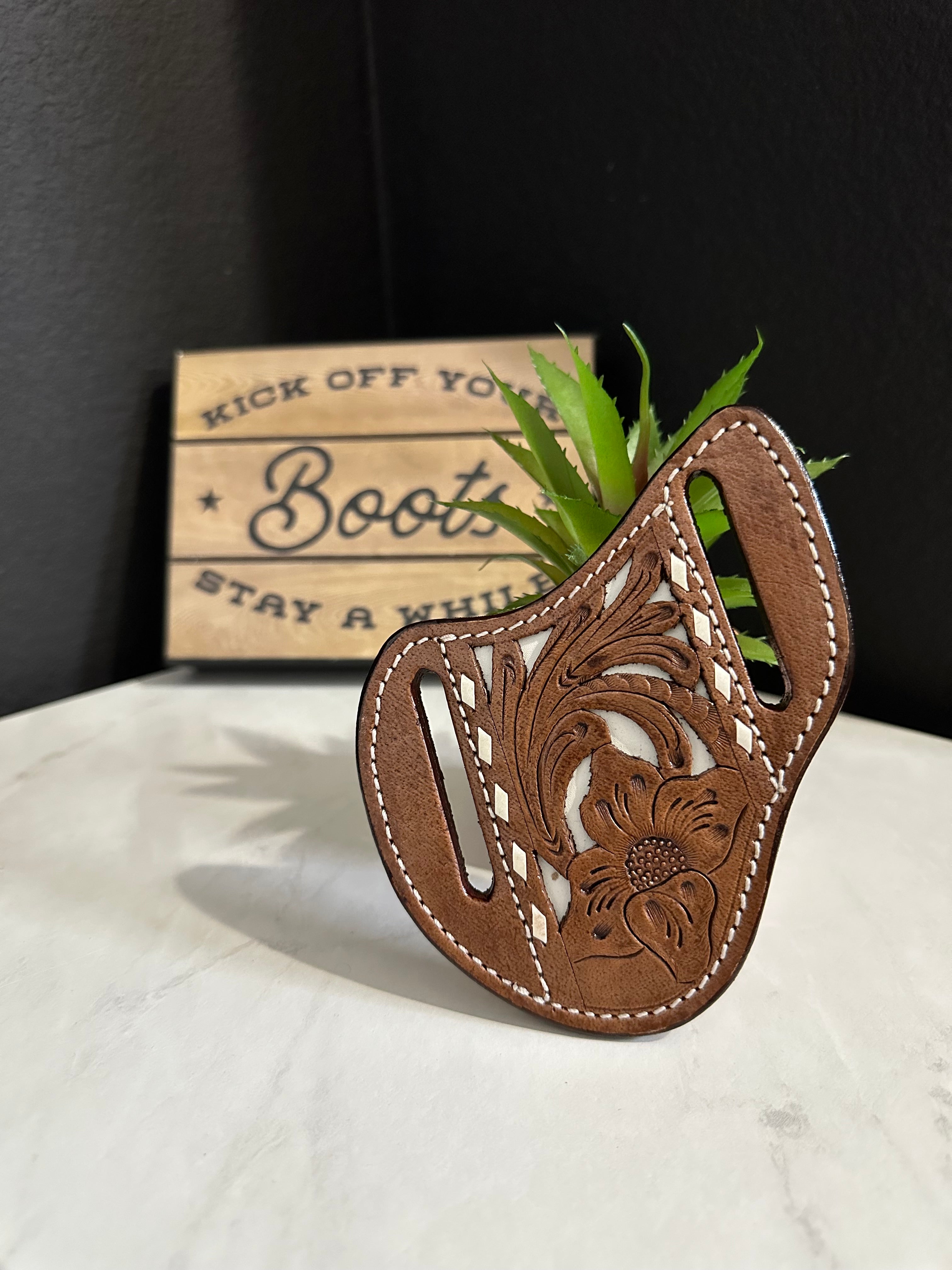 Tooled Leather K Sheath – RHCWesternWear